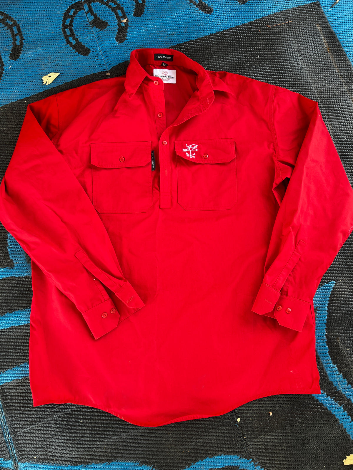 Gulf Country Men’s Work Shirt - RED – Homeward Bound Gulf Country