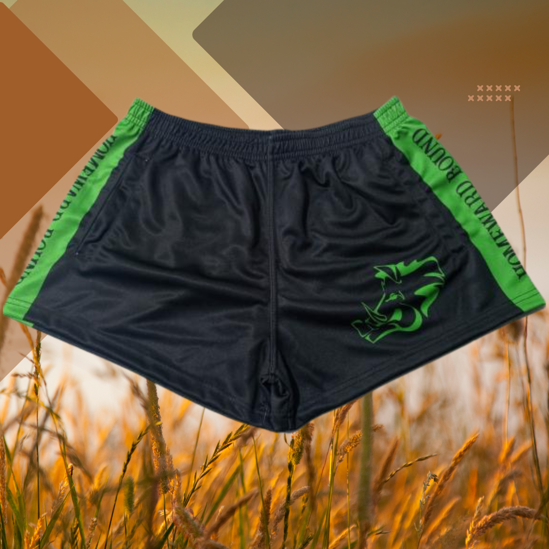 GILBERT BOAR - Soft Footy Shorts – Homeward Bound Gulf Country