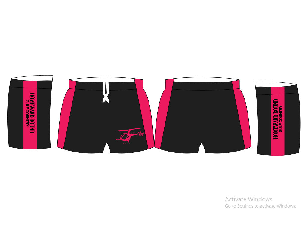 Fly High - Kids Soft footy shorts – Homeward Bound Gulf Country